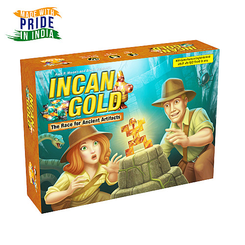 Incan Gold English / Hindi Edition - Board Games India