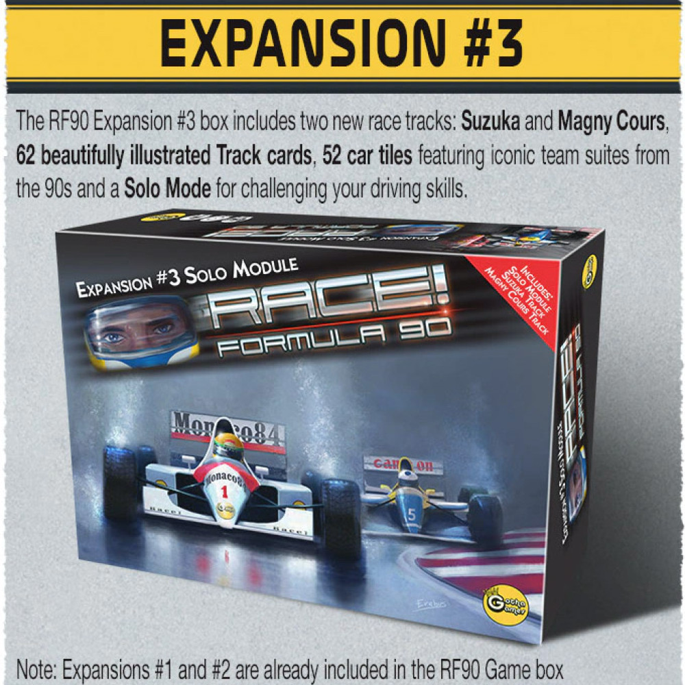 Buy Race! Formula 90 Expansion #3 only at Board Games India - Original ...